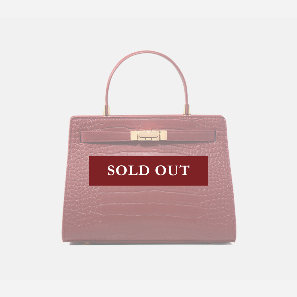 Tang Red 27 Scarlet Crocodile-Embossed Tote – Tang Heritage