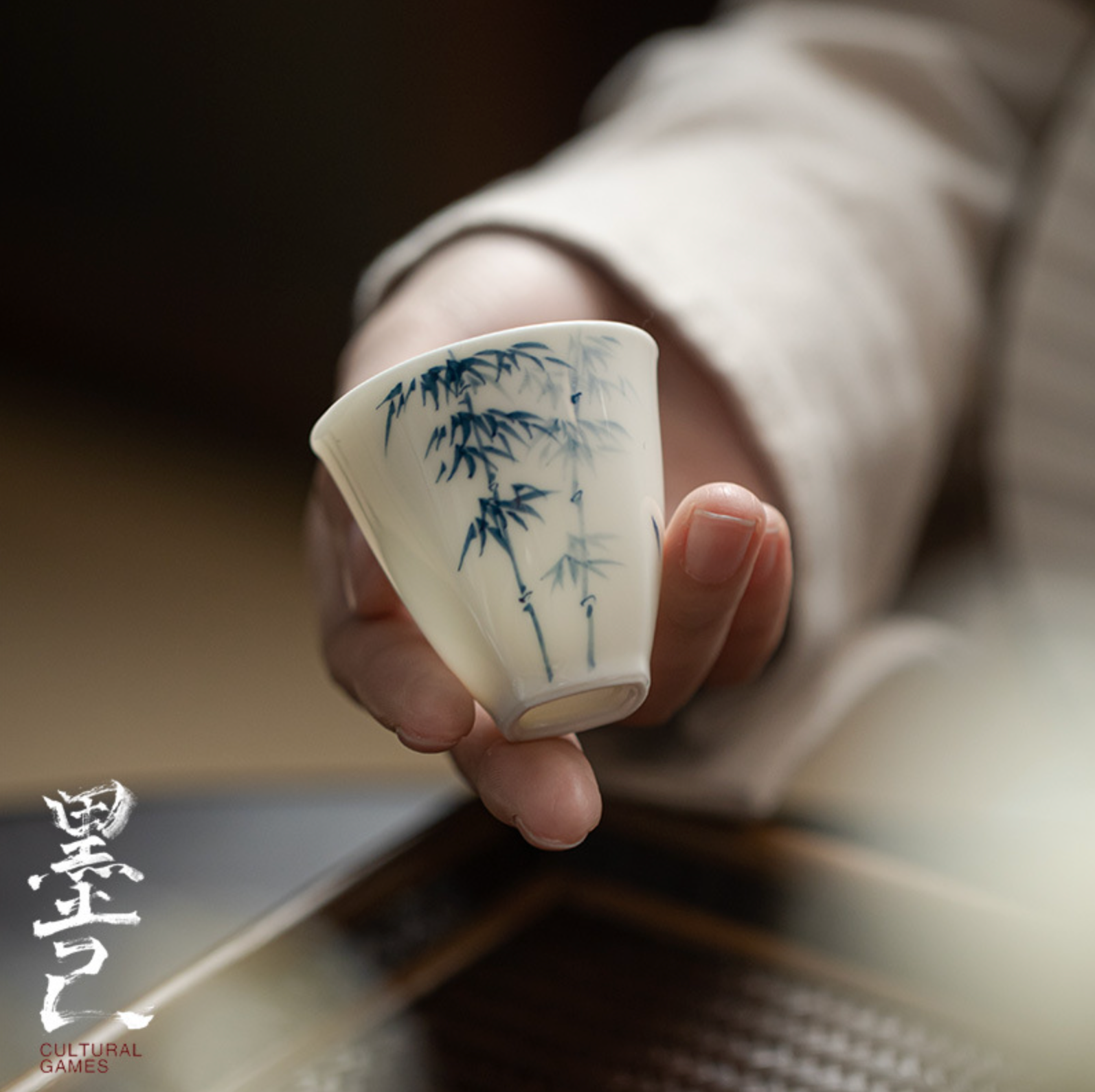 Qing Hua Youfang Porcelain Tea Cups – Tang Heritage