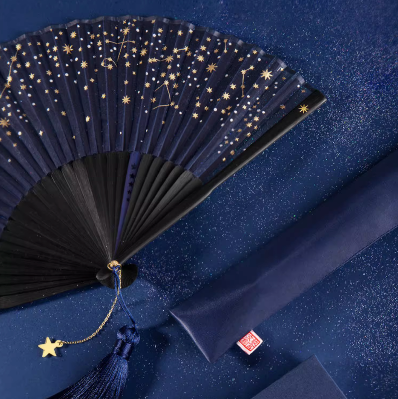Starry Sky Celestial Folding Fan Gift Set – Tang Heritage