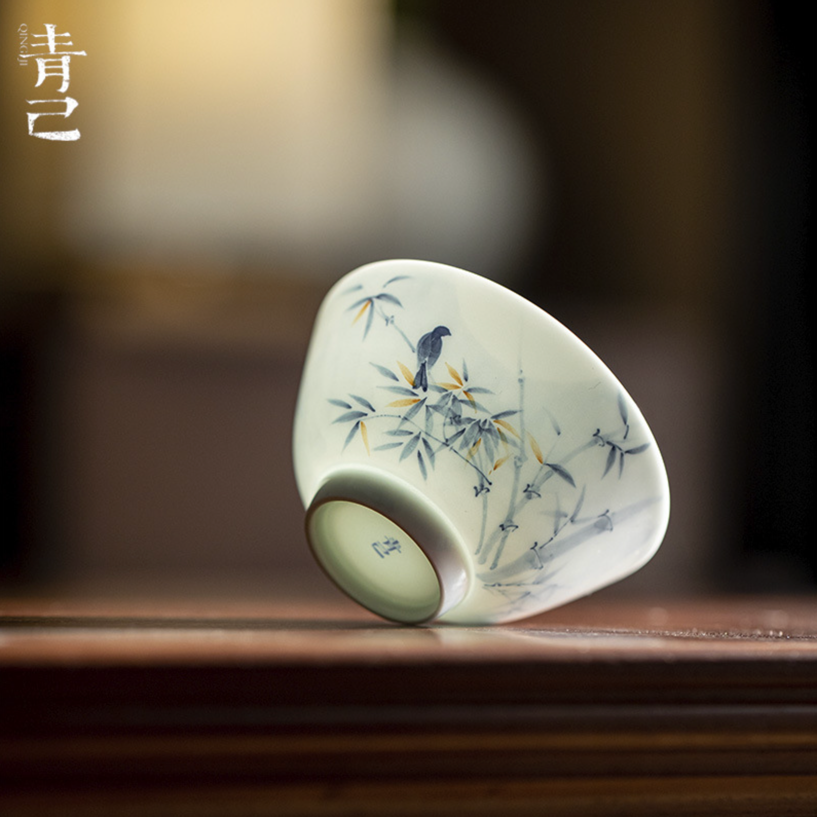Qing Hua Magpie Blue & White Porcelain Small Tea Cup – Tang Heritage