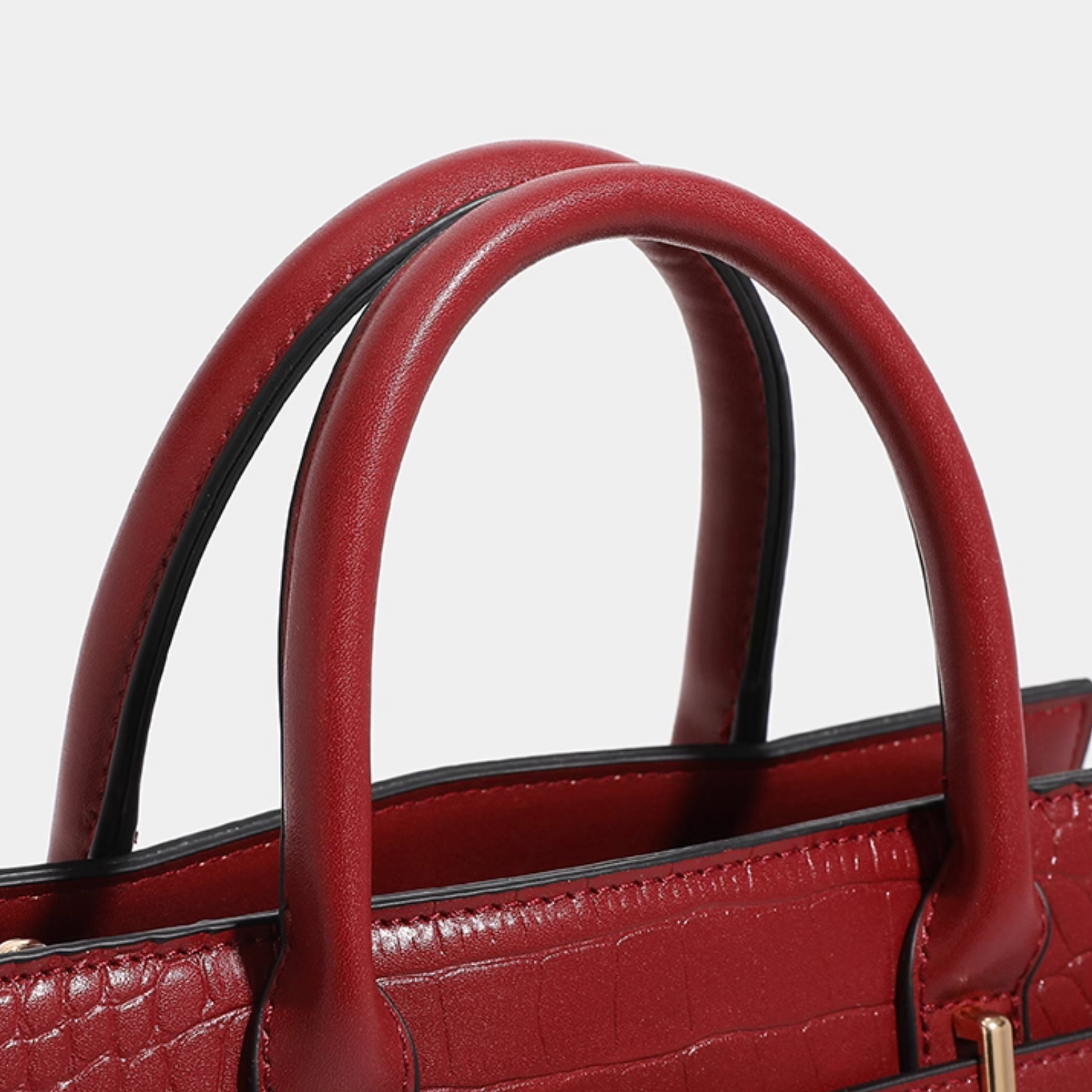 Tang Red 27 Scarlet Crocodile-Embossed Tote – Tang Heritage
