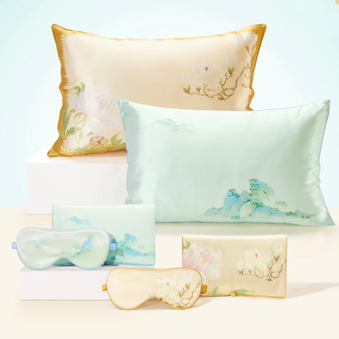 Ethereal Bloom Silk Sleep Gift Set – Tang Heritage