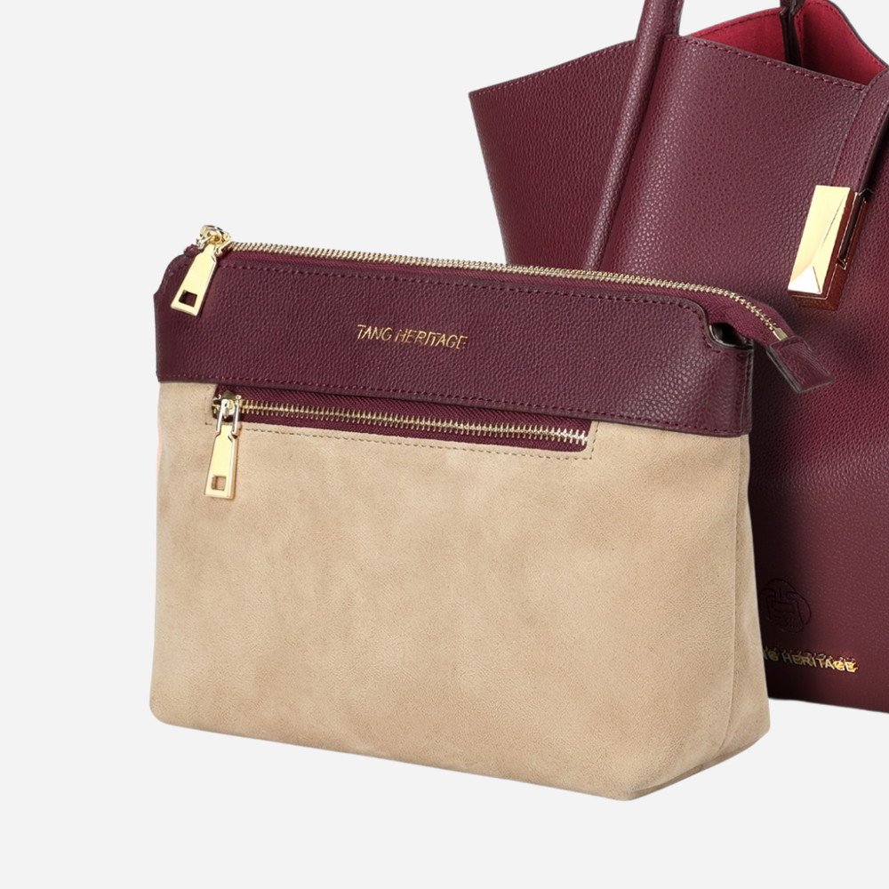 Tang Red 30 Empress Crescent Tote – Tang Heritage
